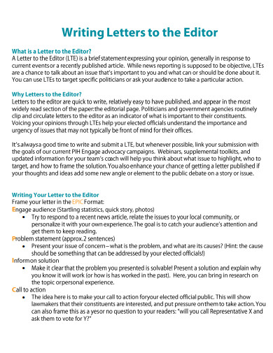 28+ Letter to the Editor Examples in PDF | Examples