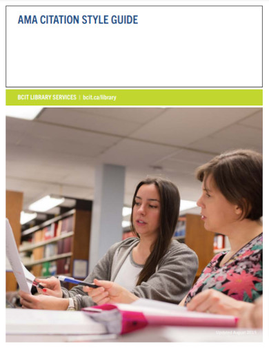 34+ AMA Citation Format - Example, PDF | Examples