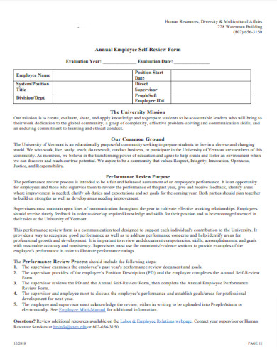 29+ Self Review - Word, Google Docs, Examples, PDF | Examples