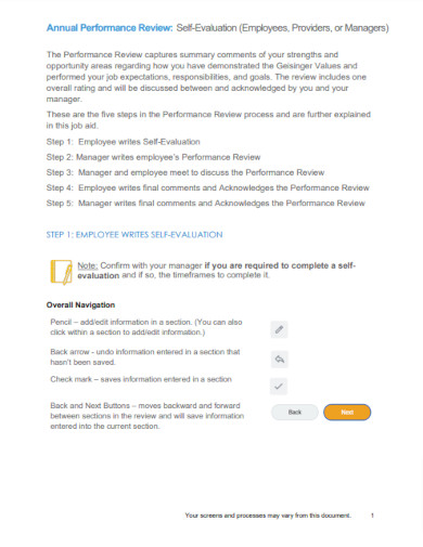 Self Evaluation for Work - 29+ Examples, Format, PDF
