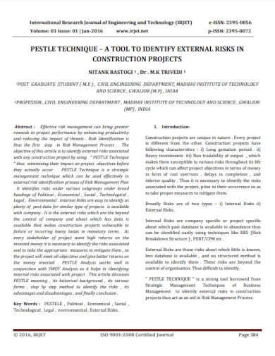 33+ Pestle Analysis - Example, PDF | Examples