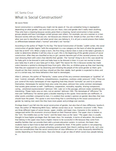 37+ Example of a Social Construct - PDF, Docs | Examples