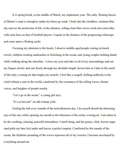 Descriptive Writing - 29+ Examples, Format, Pdf | Examples