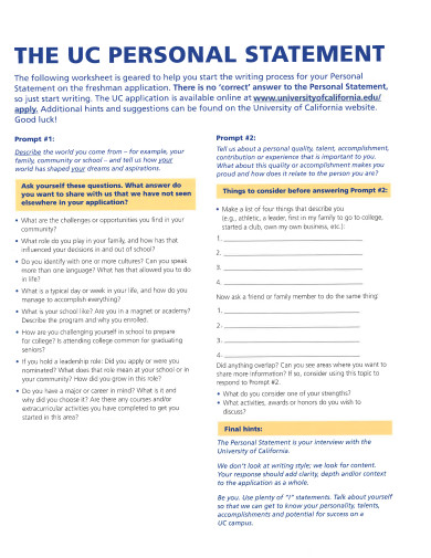 23+ UC Essay Examples in PDF | Examples