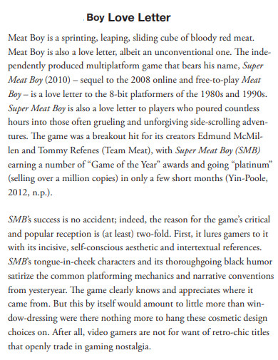 30+ Love Letter Examples in Google Docs, Word, PDF, PSD, Illustrator ...