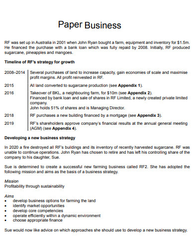 30+ Paper Format Examples in PDF, DOCS | Examples