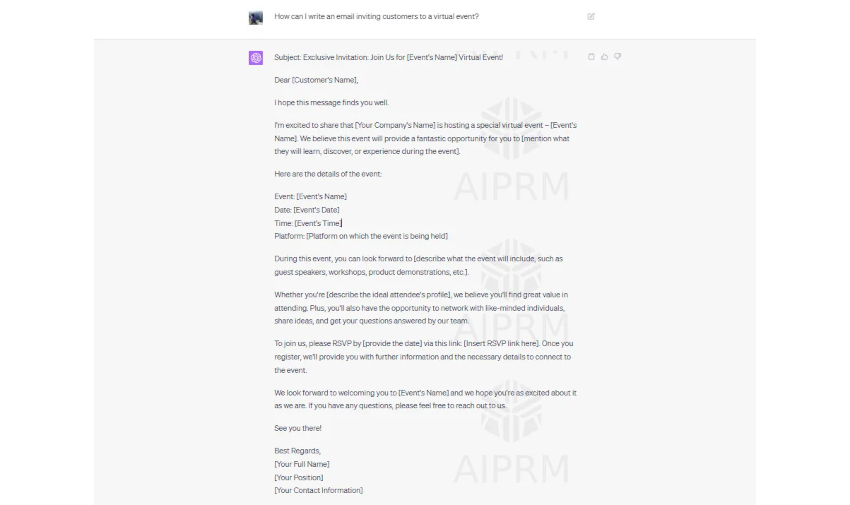 12+ Examples of ChatGPT Email Marketing Prompts | Examples