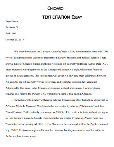 16+ Chicago Citation Examples in PDF | Examples