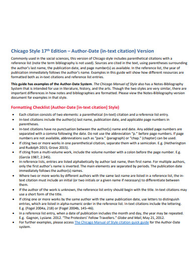16+ Chicago Citation Examples in PDF | Examples