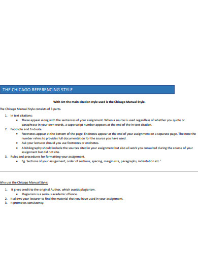 16+ Chicago Citation Examples in PDF | Examples