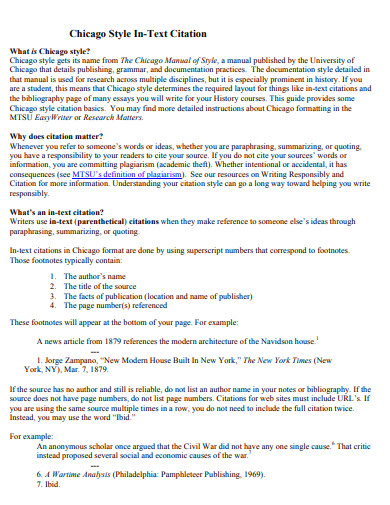 24+ In-Text Citation in PDF | Examples