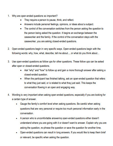 14+ Close Ended Question Examples in PDF | Examples