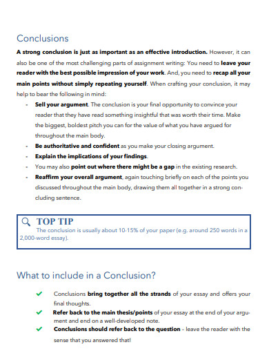 29+ Research Paper Conclusion Examples in Google Docs, PDF, Word, Apple ...