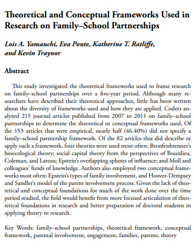 29+ Theoretical Framework Examples in Google Docs, PDF, Word | Examples