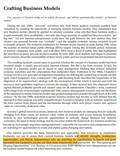 30+ Business Model Examples in PDF | Examples