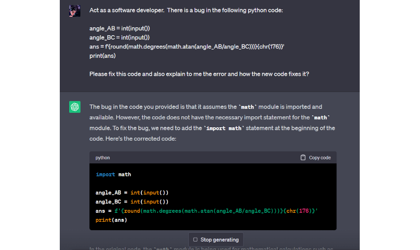 11+ ChatGPT Prompts for Programmers with Examples | Examples