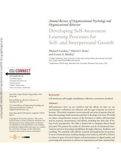 32+ Self Awareness Examples - PDF, DOCS | Examples