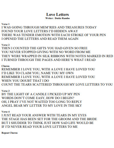 30+ Love Letter Examples in Google Docs, Word, PDF, PSD, Illustrator ...