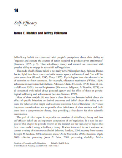 35+ Self-Efficacy Examples - PDF, DOCS | Examples