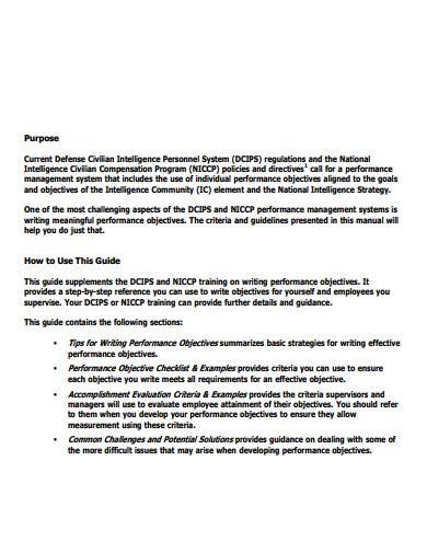 Employee Performance Goals - 13+ Examples, Apple Pages, Google Docs, Word, Google Slides, Excel ...