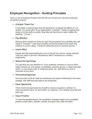 Employee Recognition - 34+ Examples, Format, How to Write, PDF
