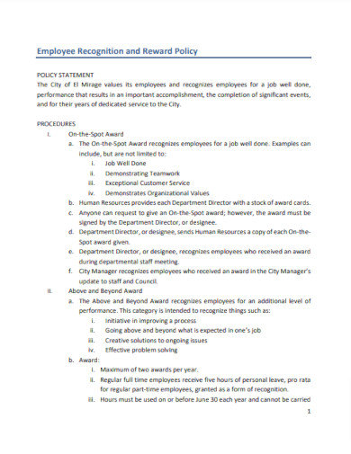 Employee Recognition - 34+ Examples, Format, How to Write, PDF