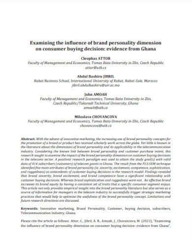 35+ Brand Personality Examples - PDF, DOCS | Examples