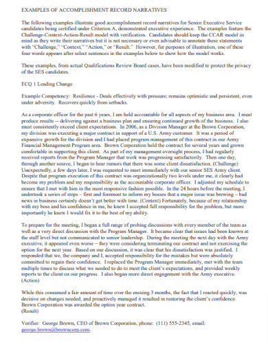 13+ Work Accomplishment - Examples, PDF, DOCS | Examples