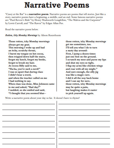 29+ Narrative Poem Examples in Illustrator, PSD, Google Docs, Apple ...