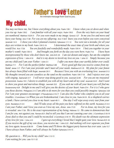 30+ Love Letter Examples in Google Docs, Word, PDF, PSD, Illustrator ...