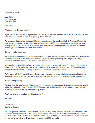 29+ Fundraising Campaign Letter Examples in Google Docs, Word, Outlook ...