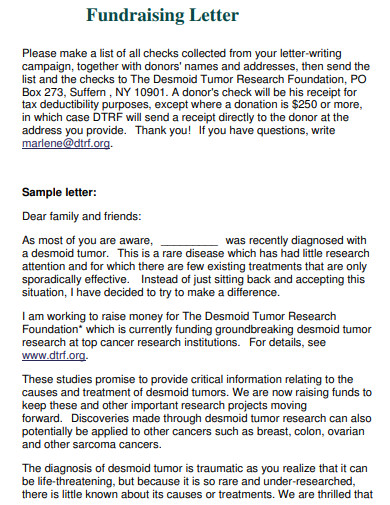 29+ Fundraising Campaign Letter Examples in Google Docs, Word, Outlook ...