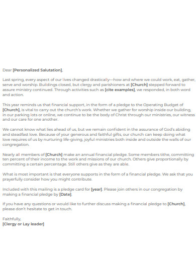 29+ Fundraising Campaign Letter Examples in Google Docs, Word, Outlook ...