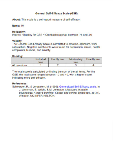 35+ Self-Efficacy Examples - PDF, DOCS | Examples