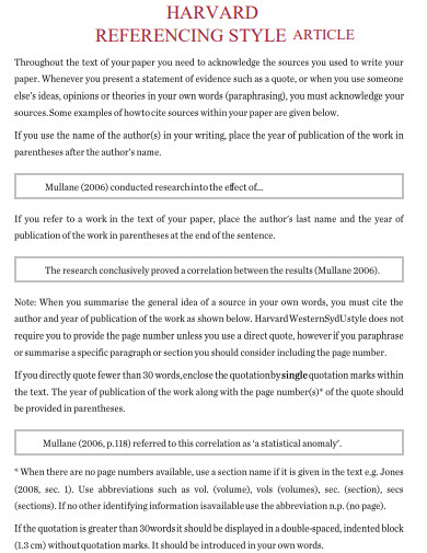 29+ Harvard Reference Style Examples in PDF | Examples