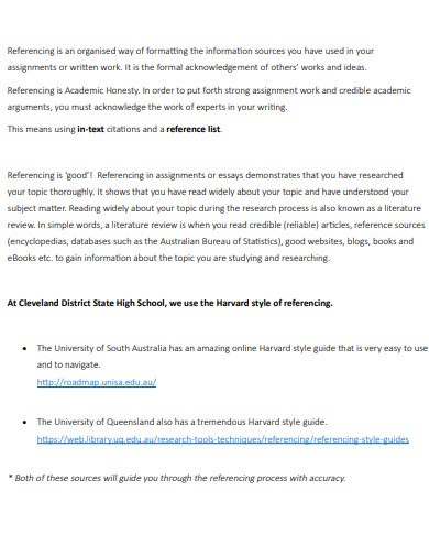 29+ Harvard Reference Style Examples in PDF | Examples