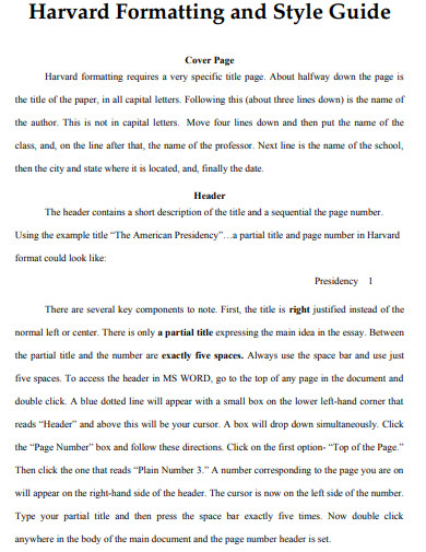 29+ Harvard Reference Style Examples in PDF | Examples