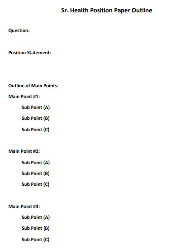 29+ Position Paper Examples in PDF | Examples