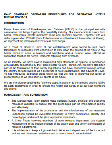 30+ Standard Operating Procedure Examples in MS Word | Pages | Charts ...