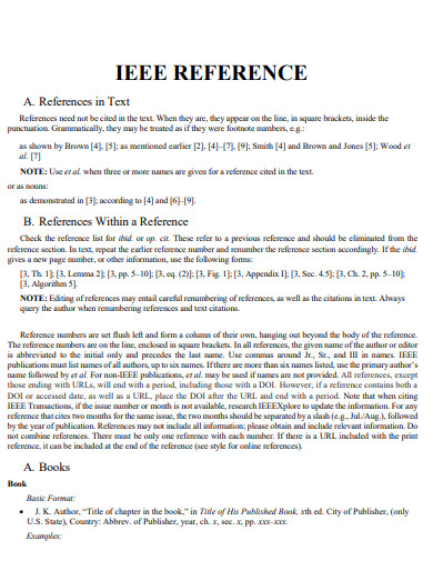29 IEEE Citation Examples In PDF Examples