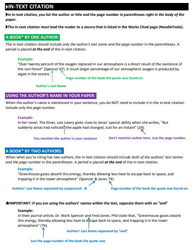 24+ In-Text Citation in PDF | Examples