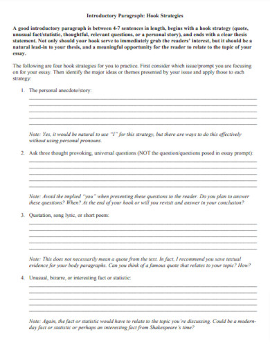 28+ Good Hook Examples - PDF, DOCS | Examples
