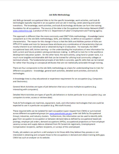 33+ Job Skills Examples - PDF, DOCS | Examples