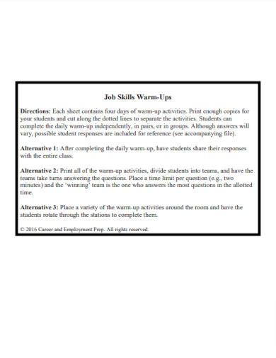 33+ Job Skills Examples - PDF, DOCS | Examples