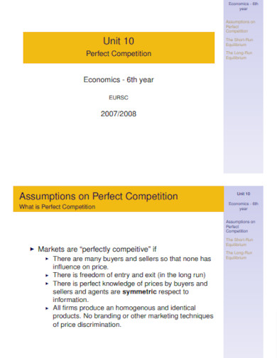 31+ Example of a Perfect Competition - PDF | Examples