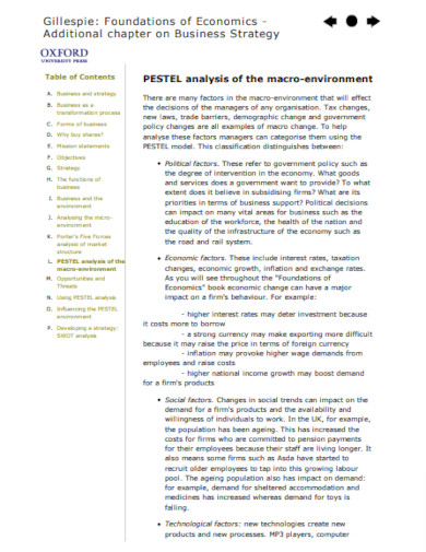 33+ Pestle Analysis - Example, PDF | Examples