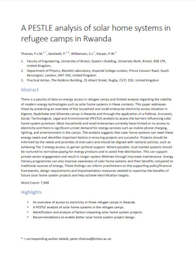 33+ Pestle Analysis - Example, PDF | Examples