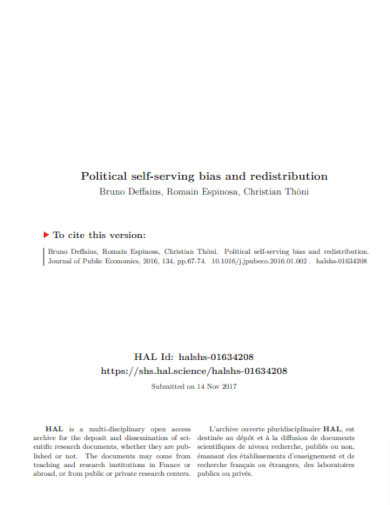 23 Self Serving Bias Example Pdf Docs Examples