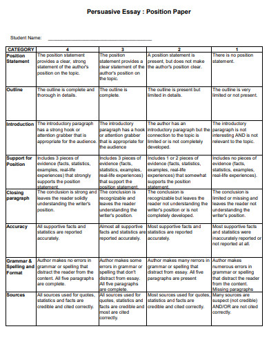 29+ Position Paper Examples in PDF | Examples