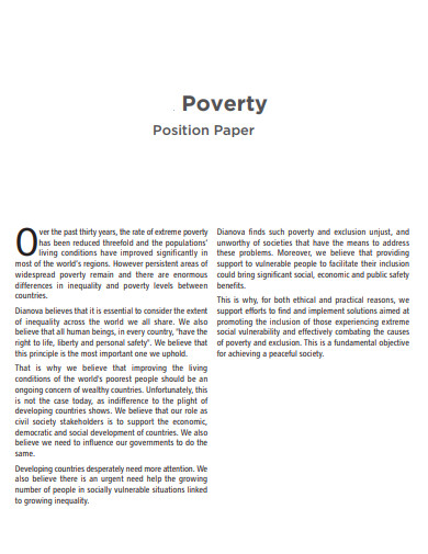 29+ Position Paper Examples in PDF | Examples